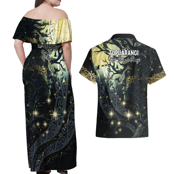 New Zealand Matariki Tupuarangi Couples Matching Off Shoulder Maxi ...