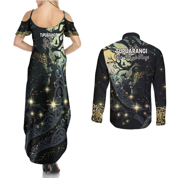 New Zealand Matariki Tupuarangi Couples Matching Summer Maxi Dress and ...