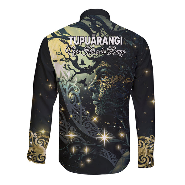 New Zealand Matariki Tupuarangi Long Sleeve Button Shirt Ng Kai o te ...