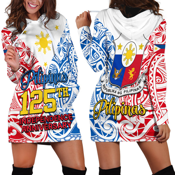 Polynesian Philippines Hoodie Dress Pilipinas Flag Style for 125th ...