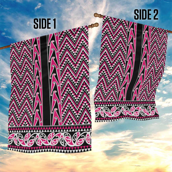 New Zealand Maori Niho Taniwha Garden Flag Mawhero Mangopare and Puhoro ...