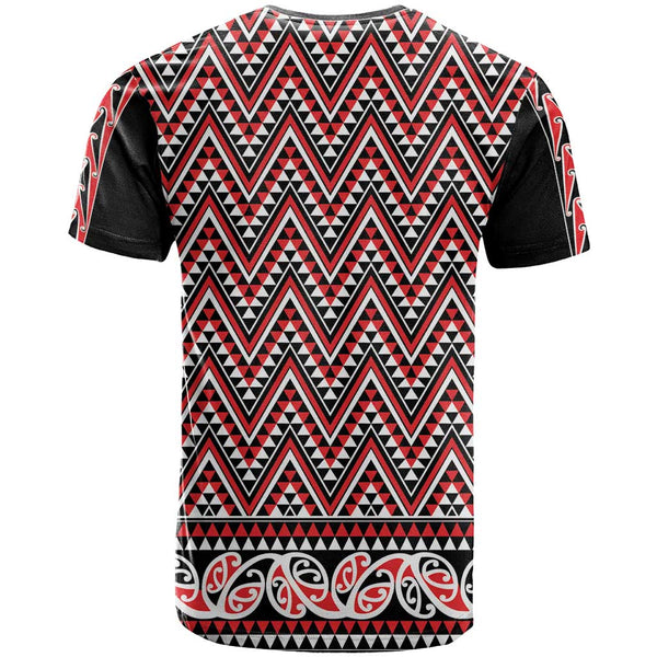 New Zealand Maori Niho Taniwha T Shirt Whero Mangopare and Puhoro ...