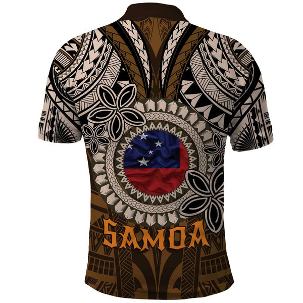 Samoa Warrior Polo Shirt The Mighty Samoan Warrior Spirit LT9