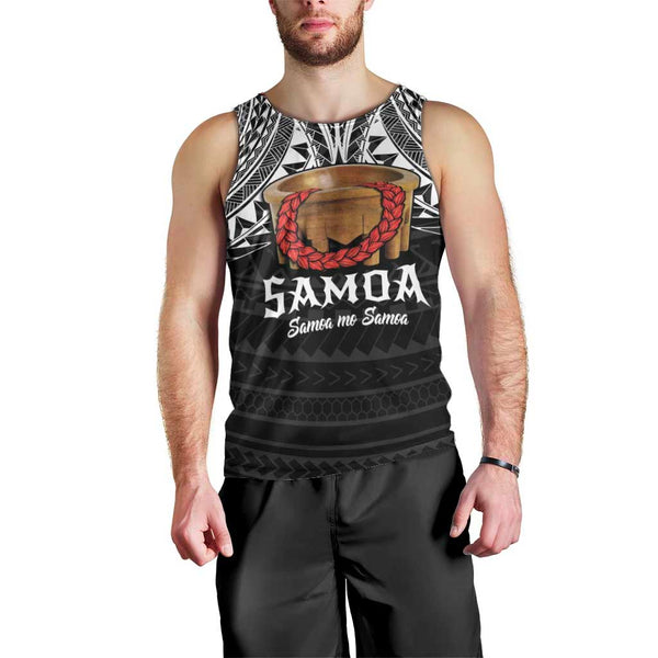 Samoan Tanoa Kava Bowl Ula Fala Men Tank Top Polynesian Tribal Vibe LT9