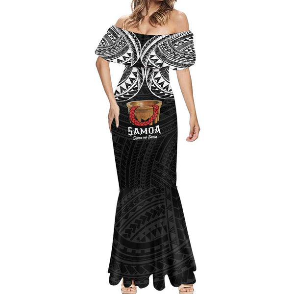 Samoan Tanoa Kava Bowl Ula Fala Mermaid Dress Polynesian Tribal Vibe LT9
