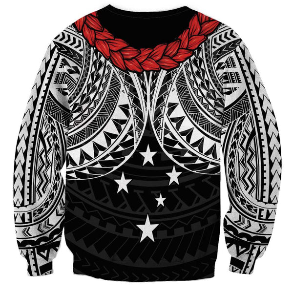 Samoan Tanoa Kava Bowl Ula Fala Sweatshirt Polynesian Tribal Vibe LT9