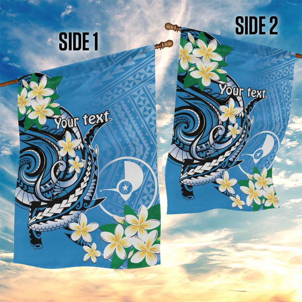 FSM Yap State Polynesian Shark Tattoo Personalised Garden Flag LT9
