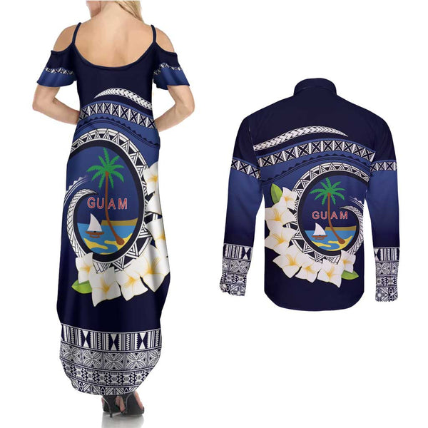 Hafai Adai Guam Guasalis Couples Matching Summer Maxi Dress and Long ...