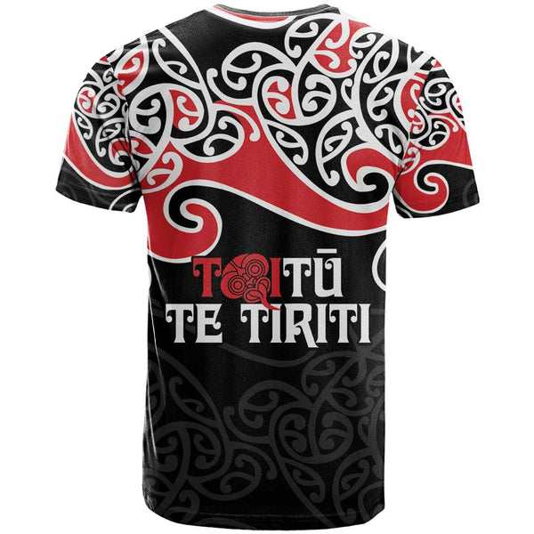Aotearoa Toitu Te Tiriti T Shirt New Zealand Stand Together Stand ...