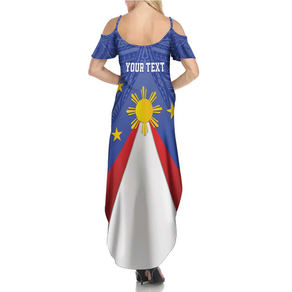 Personalized Pilipinas Eight-Rayed Sun Summer Maxi Dress Philippines ...