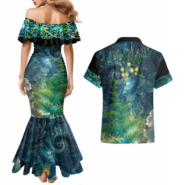 New Zealand Matariki Waipuna-a-rangi Couples Matching Mermaid Dress and ...