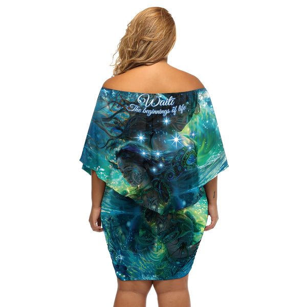 New Zealand Matariki Waiti Off Shoulder Short Dress The Beginnings Of ...