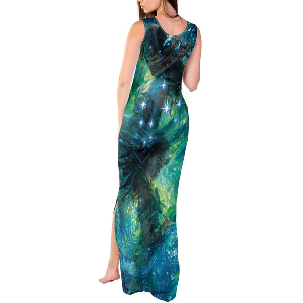 New Zealand Matariki Waiti Tank Maxi Dress The Beginnings Of Life LT9