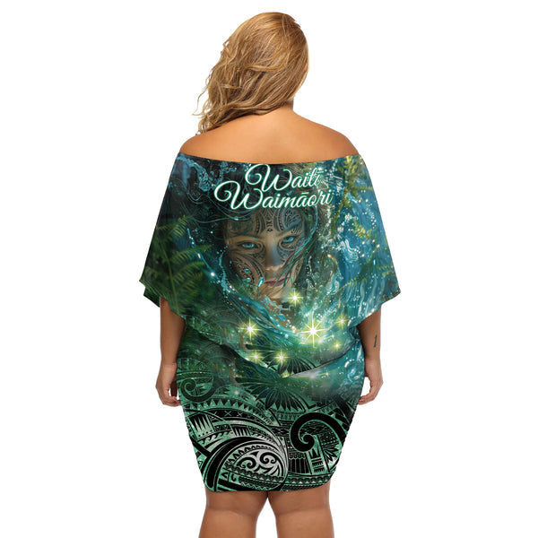 New Zealand Matariki Waiti Off Shoulder Short Dress Waimori and The ...