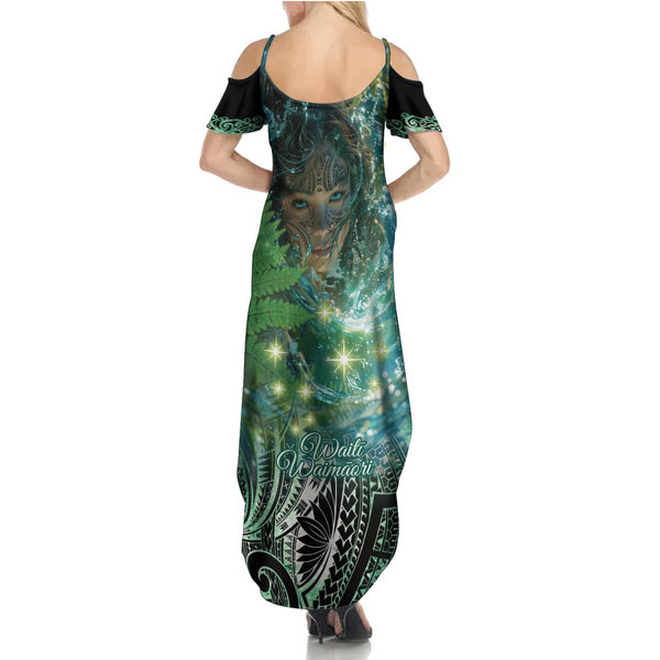 New Zealand Matariki Waiti Summer Maxi Dress Waimori and The Origin Of ...