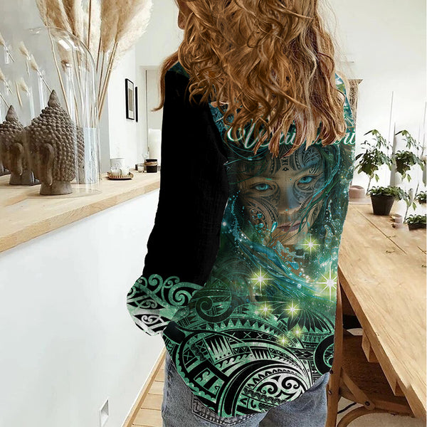 New Zealand Matariki Waiti Women Casual Shirt Waimori and The Origin Of ...