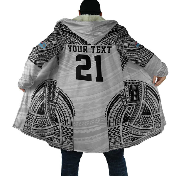 Flying Fijians Pacific Fiji Rugby Custom Cloak Polynesian Pattern LT9