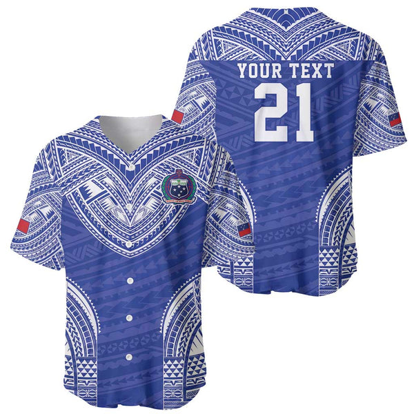 Manu Samoa Pacific Samoa Rugby Custom Baseball Jersey Polynesian ...