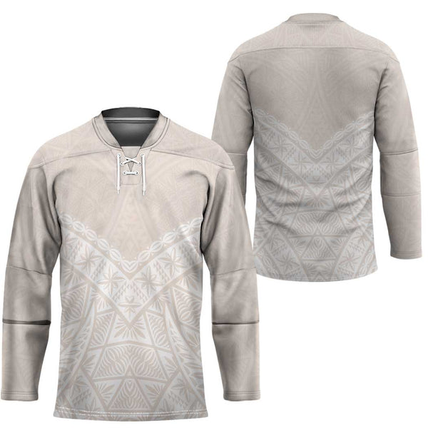 Lotu Tamaiti Tongan Polynesian Art Pattern Hockey Jersey Traditional ...