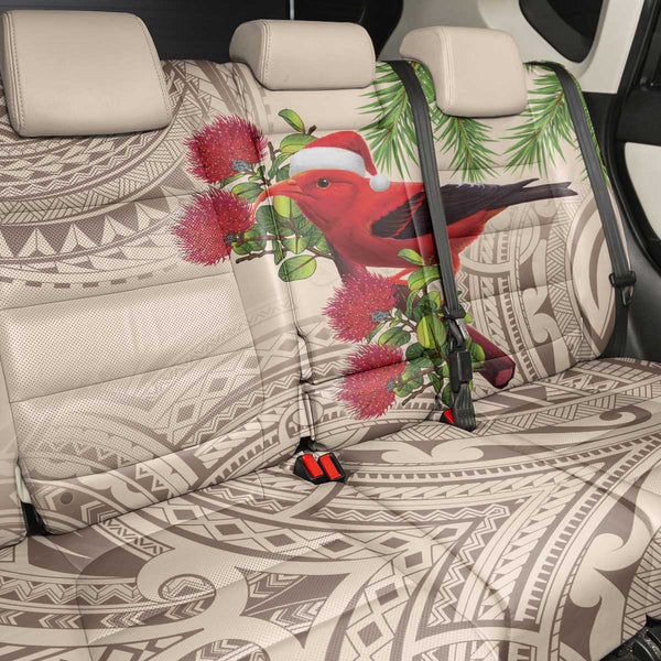 Christmas Hawaii with I'iwi Bird Back Car Seat Cover Aloha Mele ...