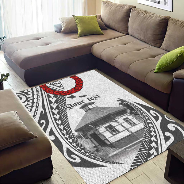 Samoa Mau Movement House Personalised Area Rug Fa'a Samoa The Samoan ...