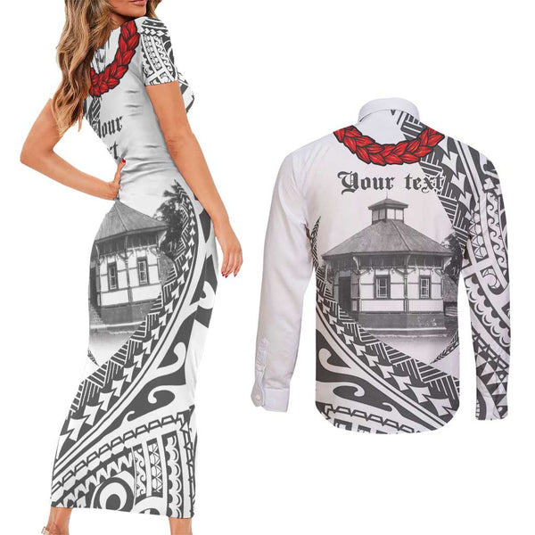 Samoa Mau Movement House Personalised Couples Matching Short Sleeve ...