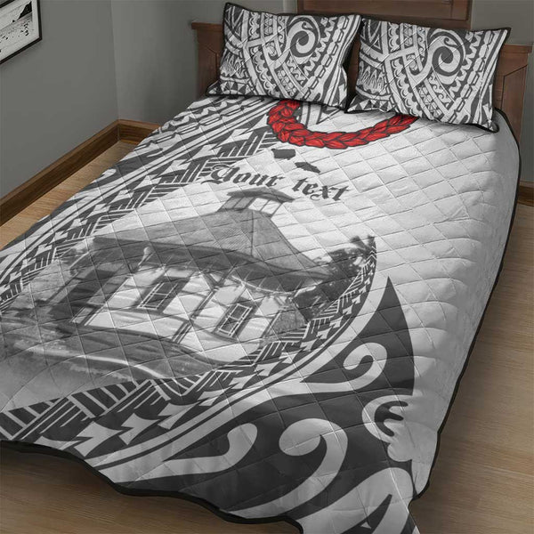 Samoa Mau Movement House Personalised Quilt Bed Set Fa'a Samoa The ...