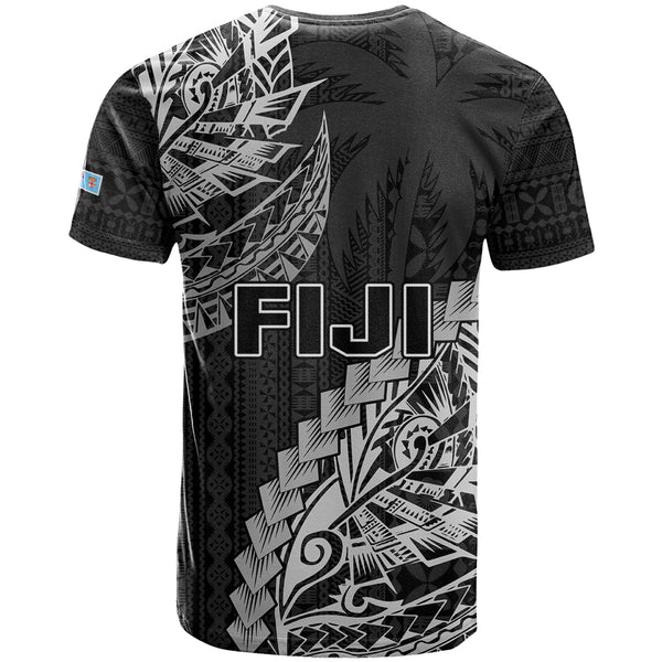 Fiji Rugby T Shirt Kaiviti Fijian Tribal World Cup Black LT9