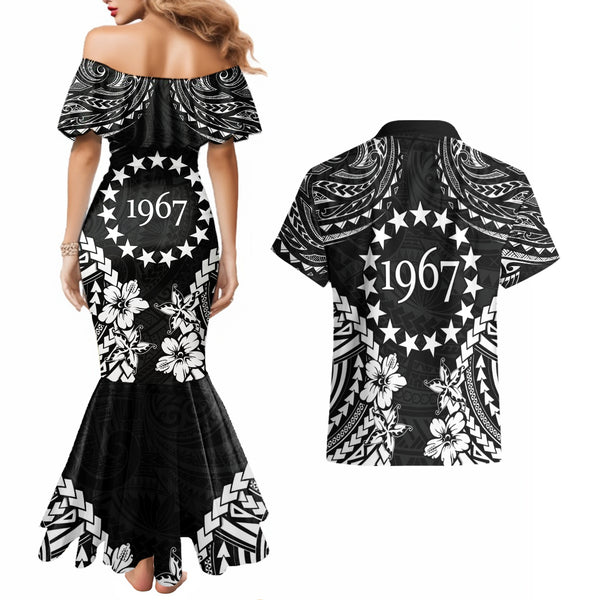 Cook Islands Ra o te Ui Ariki Est 1967 Couples Matching Mermaid Dress ...