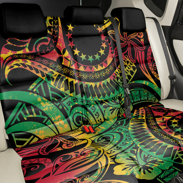 Cook Islands 15 Stars Back Car Seat Cover Kuki Airani Polynesian Tribal ...
