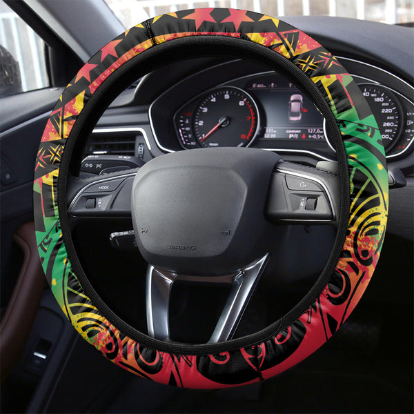 Cook Islands 15 Stars Steering Wheel Cover Kuki Airani Polynesian ...