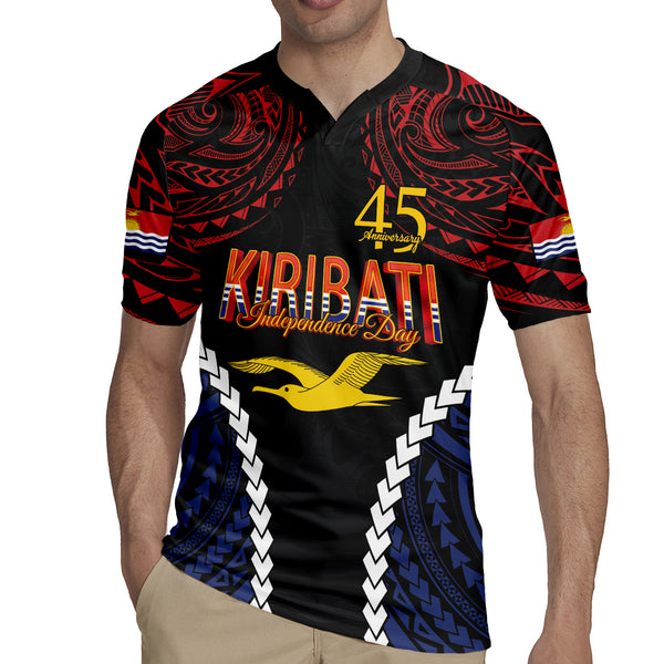 Kiribati 45th Anniversary Independence Day Rugby Jersey Since 1979 LT9