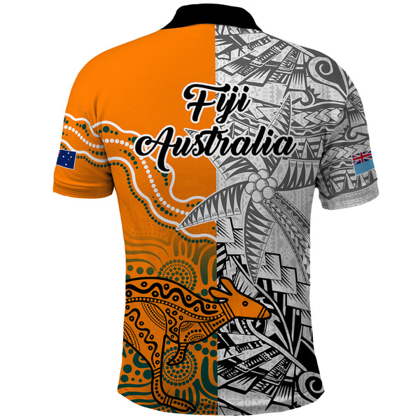 Fiji Australia Rugby Polo Shirt World Cup 2023 Polynesia Tapa Mixed ...