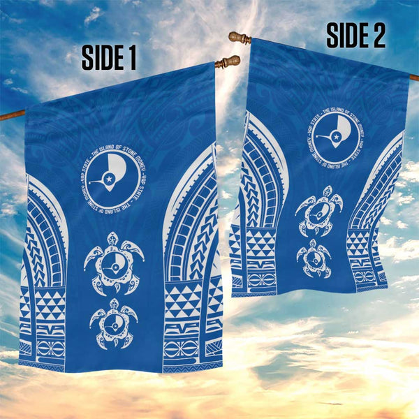 FSM Yap States Garden Flag Micronesia Six 9 One Polynesian Tribal ...