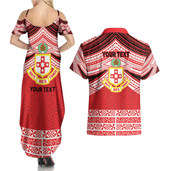 Personalised Kolisi Tonga College Atele Couples Matching Summer Maxi ...