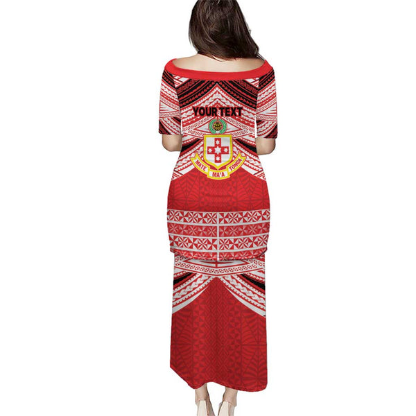 Personalised Kolisi Tonga College Atele Puletasi Polynesian Ngatu ...