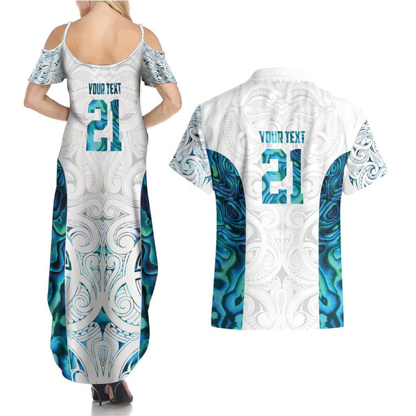 Custom New Zealand Aotearoa Couples Matching Summer Maxi Dress and ...