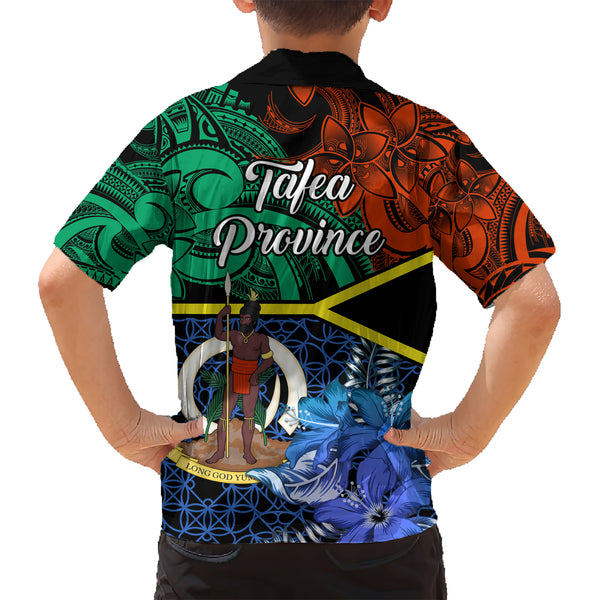 Tafea Day Kid Hawaiian Shirt Vanuatu Sand Drawing With Polynesian ...