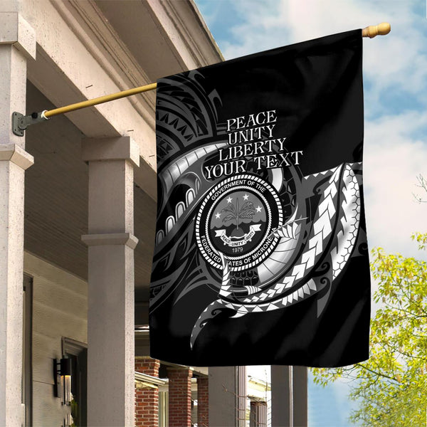 Personalised FSM Culture Day Garden Flag Hammerhead Shark Tribal 2024 LT9