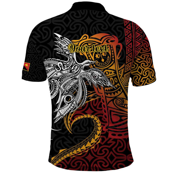 Papua New Guinea Sepik Personalised Polo Shirt PNG Bird of Paradise ...