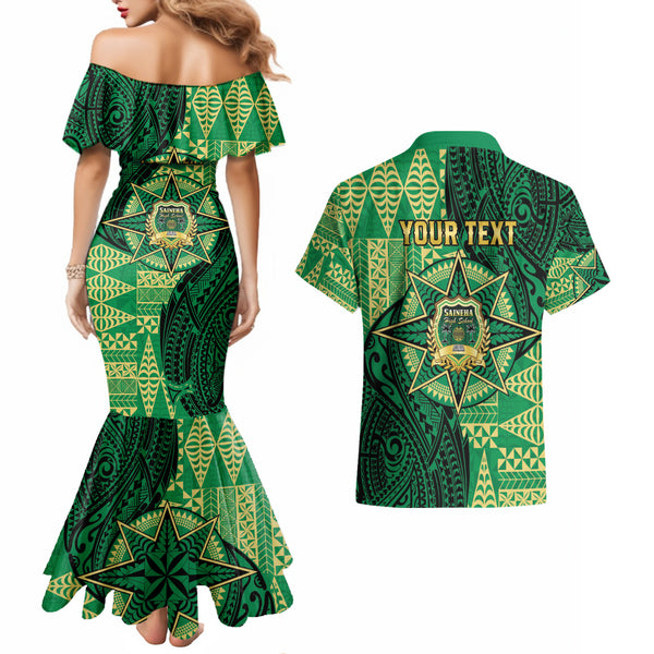 Personalised Tonga Saineha High School Couples Matching Mermaid Dress ...