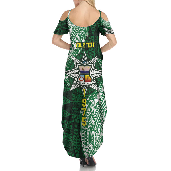 Personalised Tonga Takuilau College Summer Maxi Dress Since 1975 ...