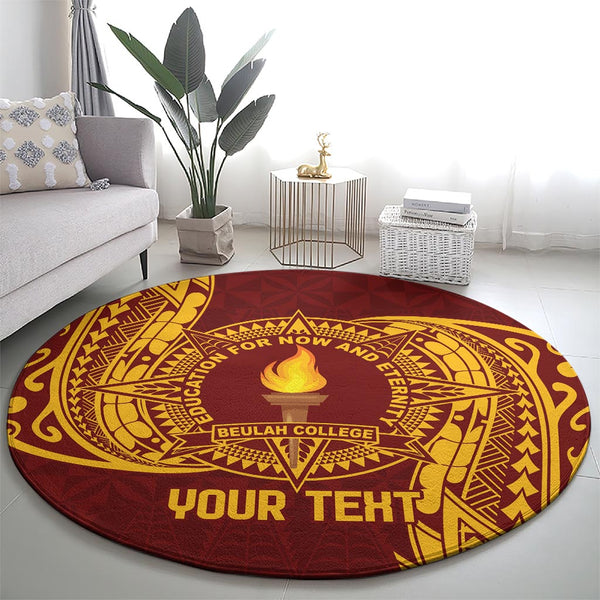 Personalised Tonga Beulah College Round Carpet Since 1938 Special ...