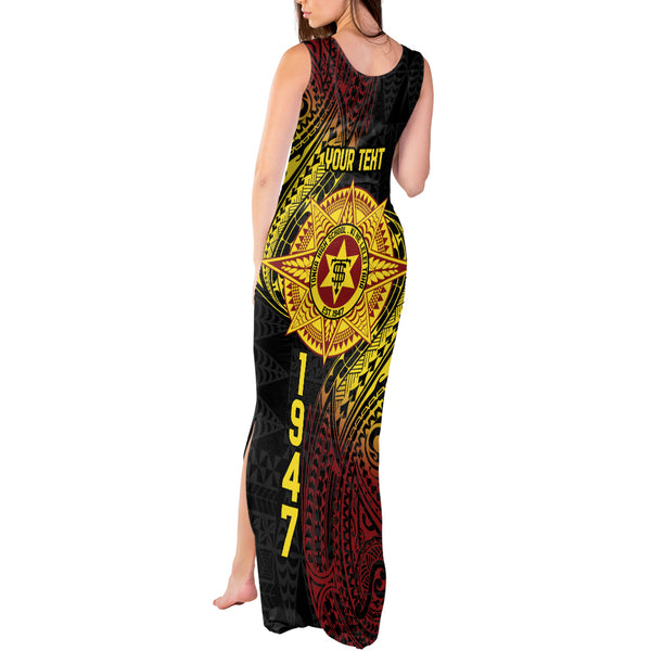 Personalised Tonga High School Tank Maxi Dress Since 1947 Special ...