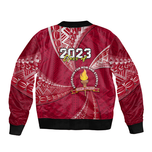 Personalised Tonga Beulah College Bomber Jacket Class Of Year Tongan ...
