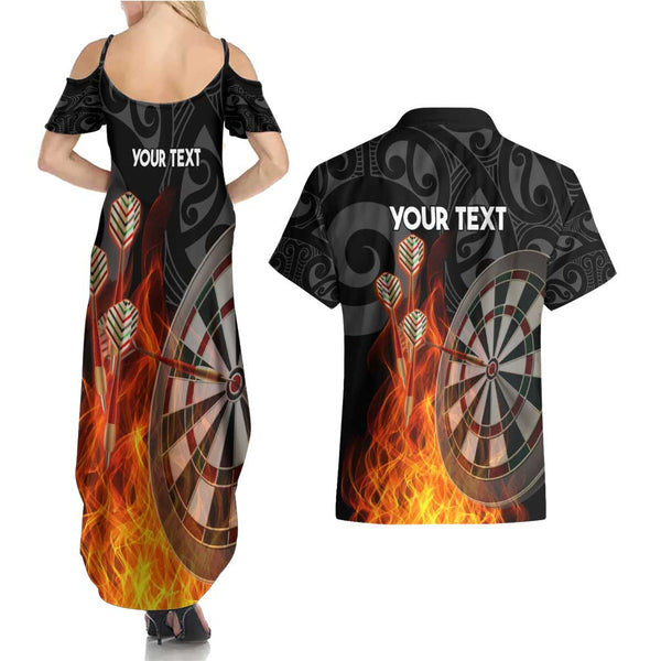 Personalised Aotearoa Darts Couples Matching Summer Maxi Dress and ...