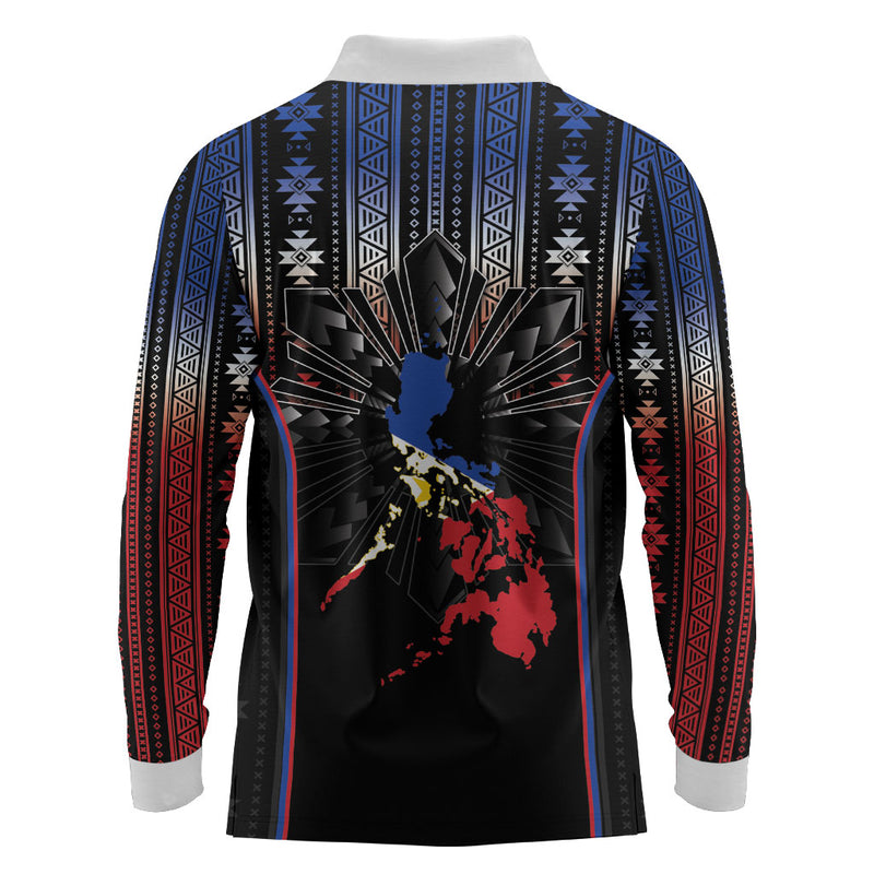 Home / Products / Mabuhay Philippines Festival Long Sleeve Polo Shirt ...