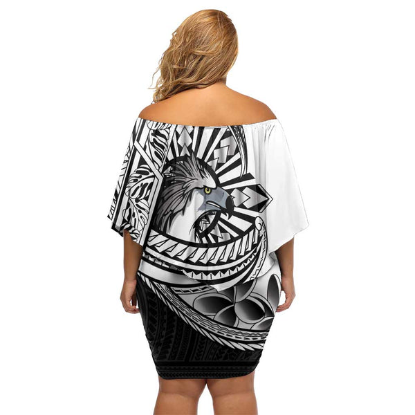 Philippines Eagle Sun Off Shoulder Short Dress Filipino Agila ...