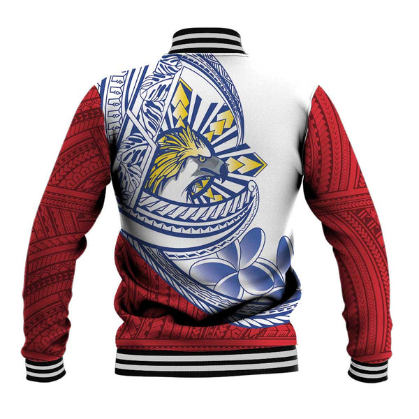 Philippines Eagle Sun Baseball Jacket Filipino Agila Polynesian Tattoo ...