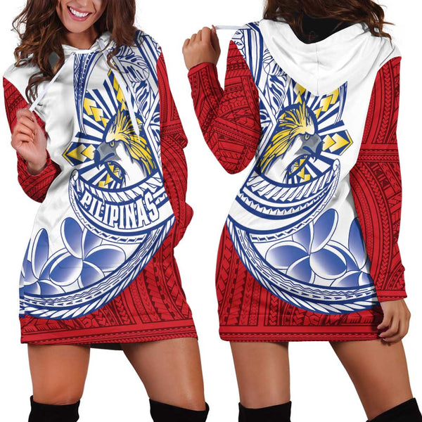 Philippines Eagle Sun Hoodie Dress Filipino Agila Polynesian Tattoo ...